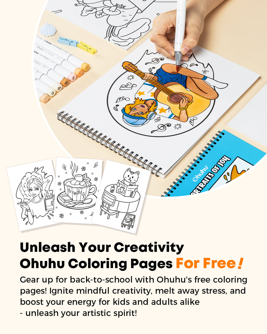 Ohuhu Coloring Pages