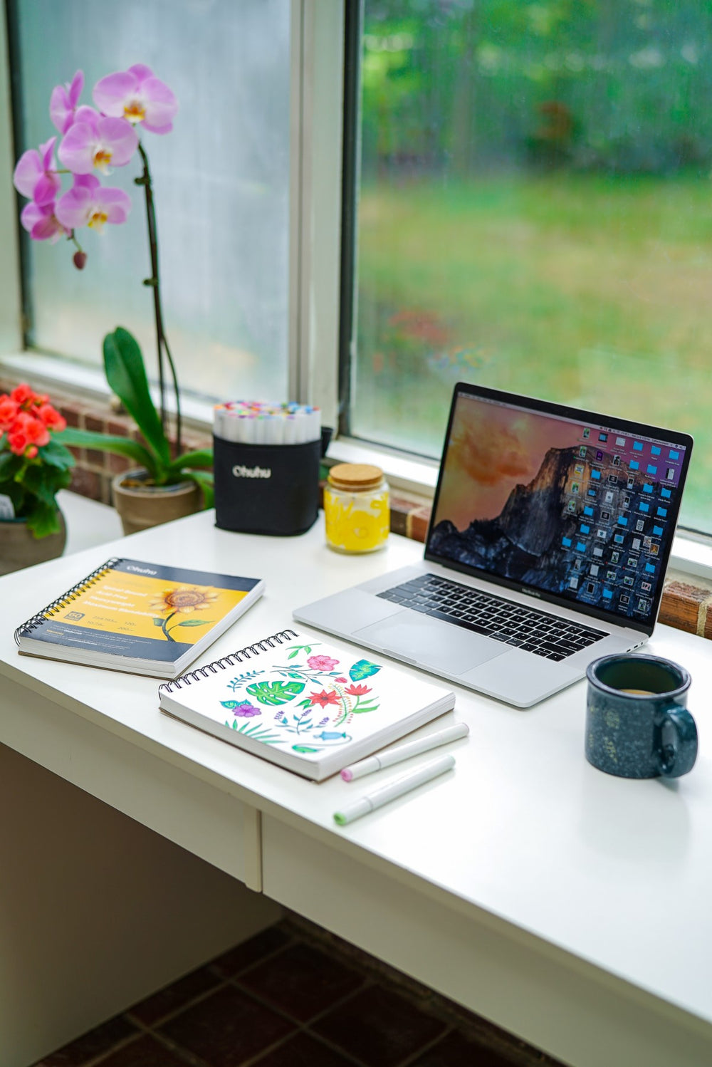 Ohuhu Spiral-Bound Marker Pad for Alcohol Markers